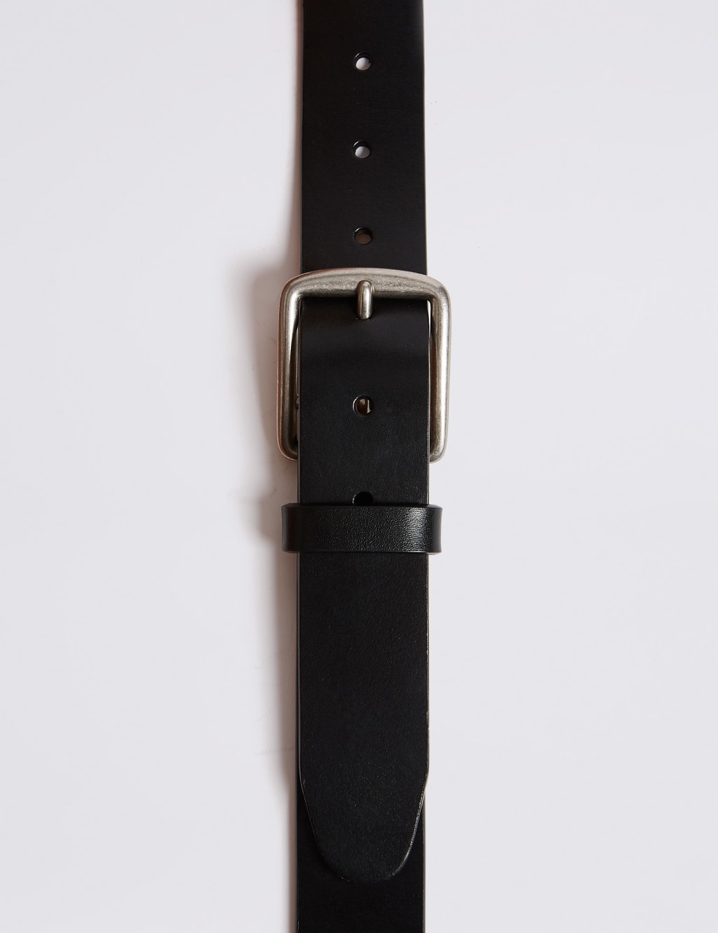 Buy Leather Saddle Edge Casual Belt | M&S Collection | M&S