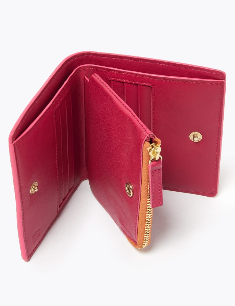 Leather Zip Around Purse | M&S Collection | M&S