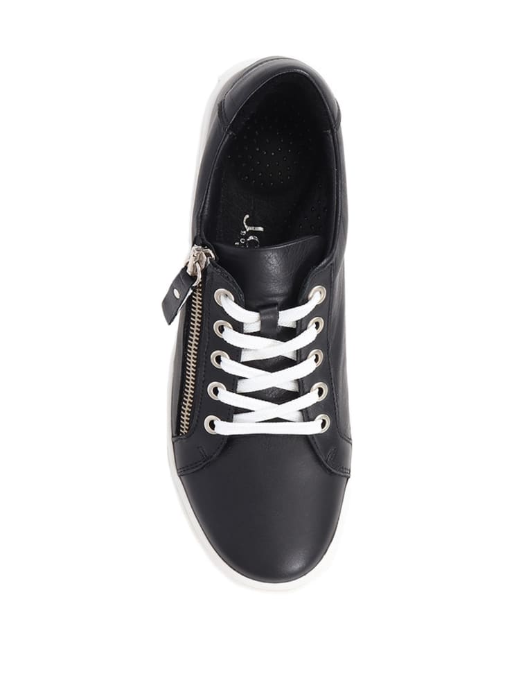 Leather Zip Up Trainers | Jones Bootmaker | M&S