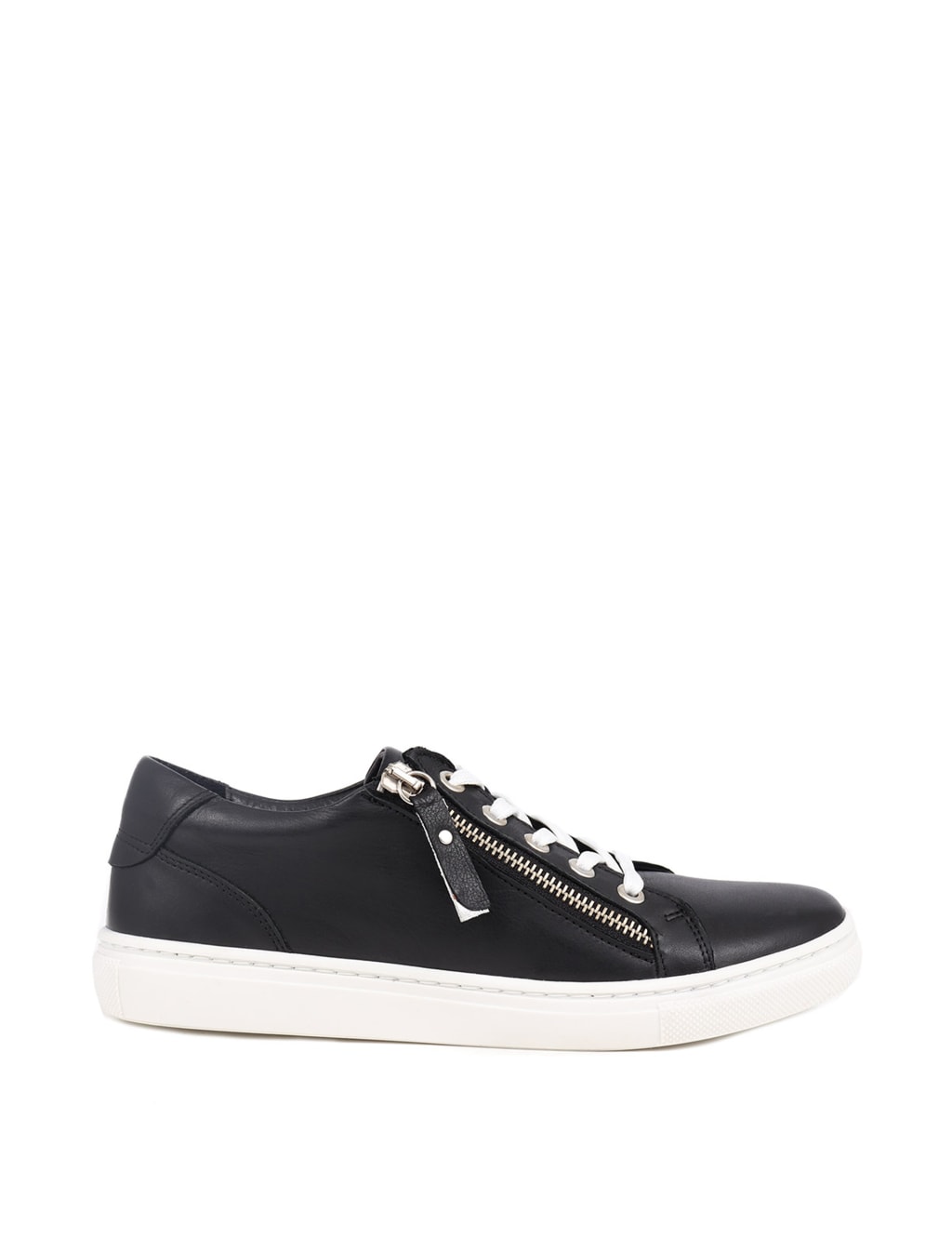 Leather Zip Up Trainers | Jones Bootmaker | M&S