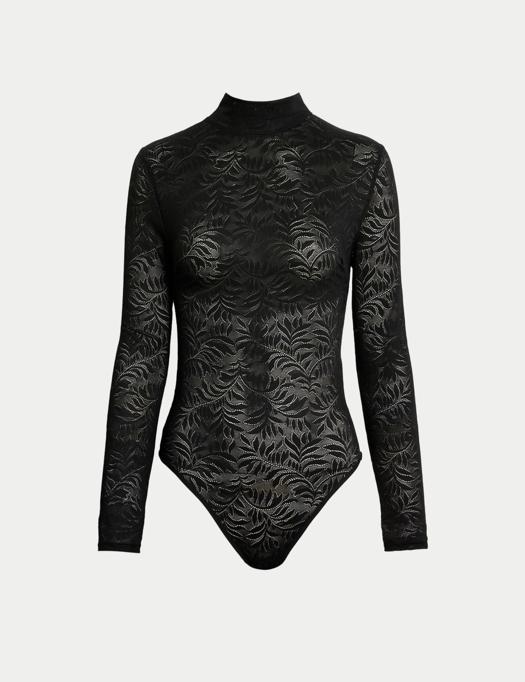 Light Control Flexifit™ Lace High Neck Body | M&S Collection | M&S