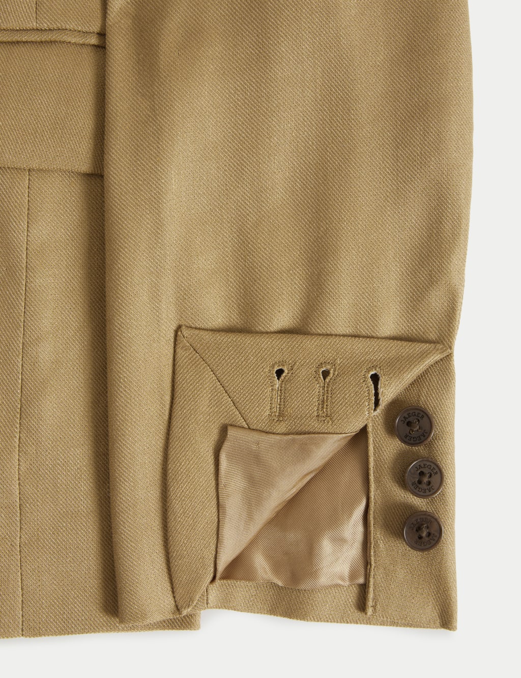 Linen Blend Single Breasted Blazer | JAEGER | M&S