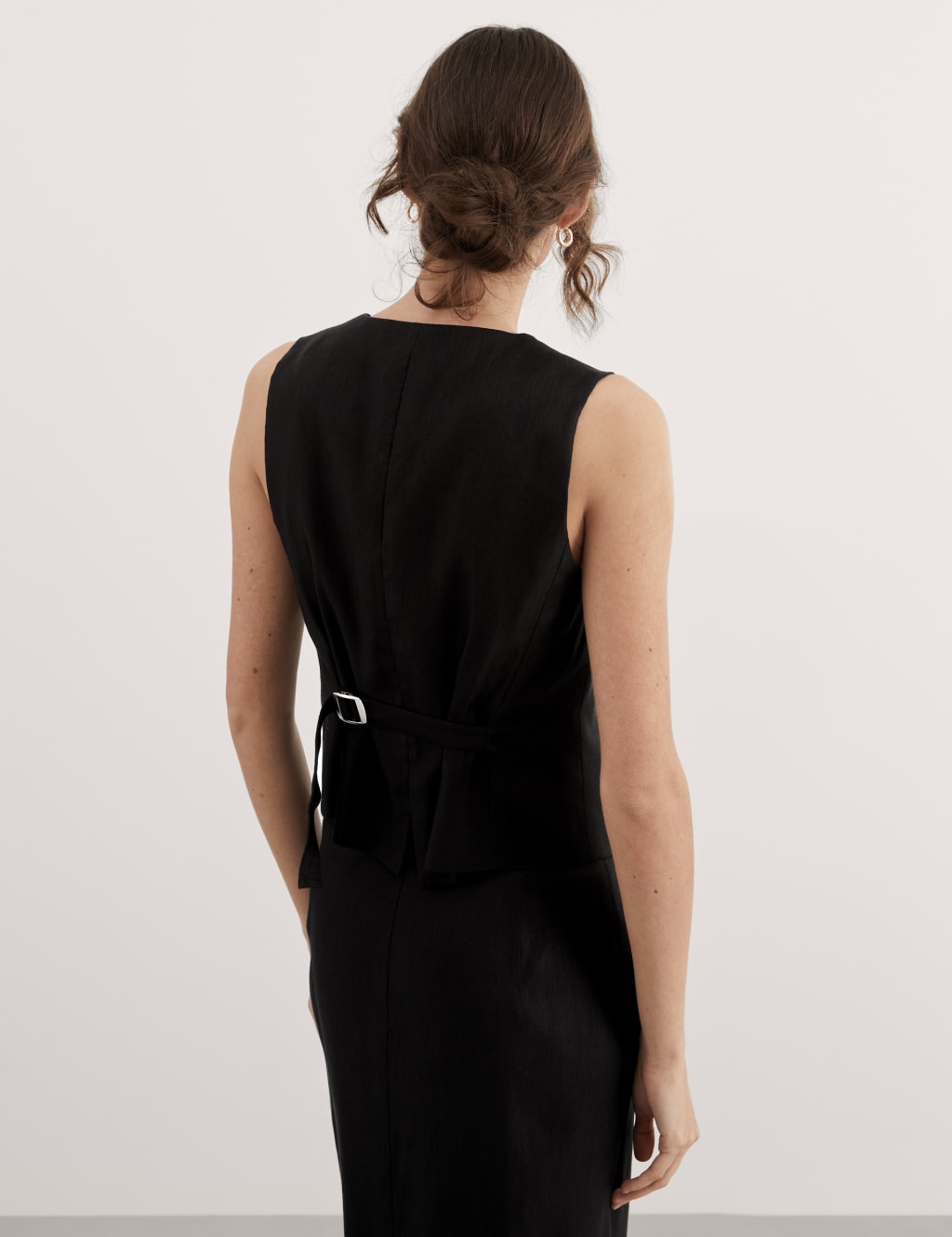 Linen Blend Waistcoat | JAEGER | M&S