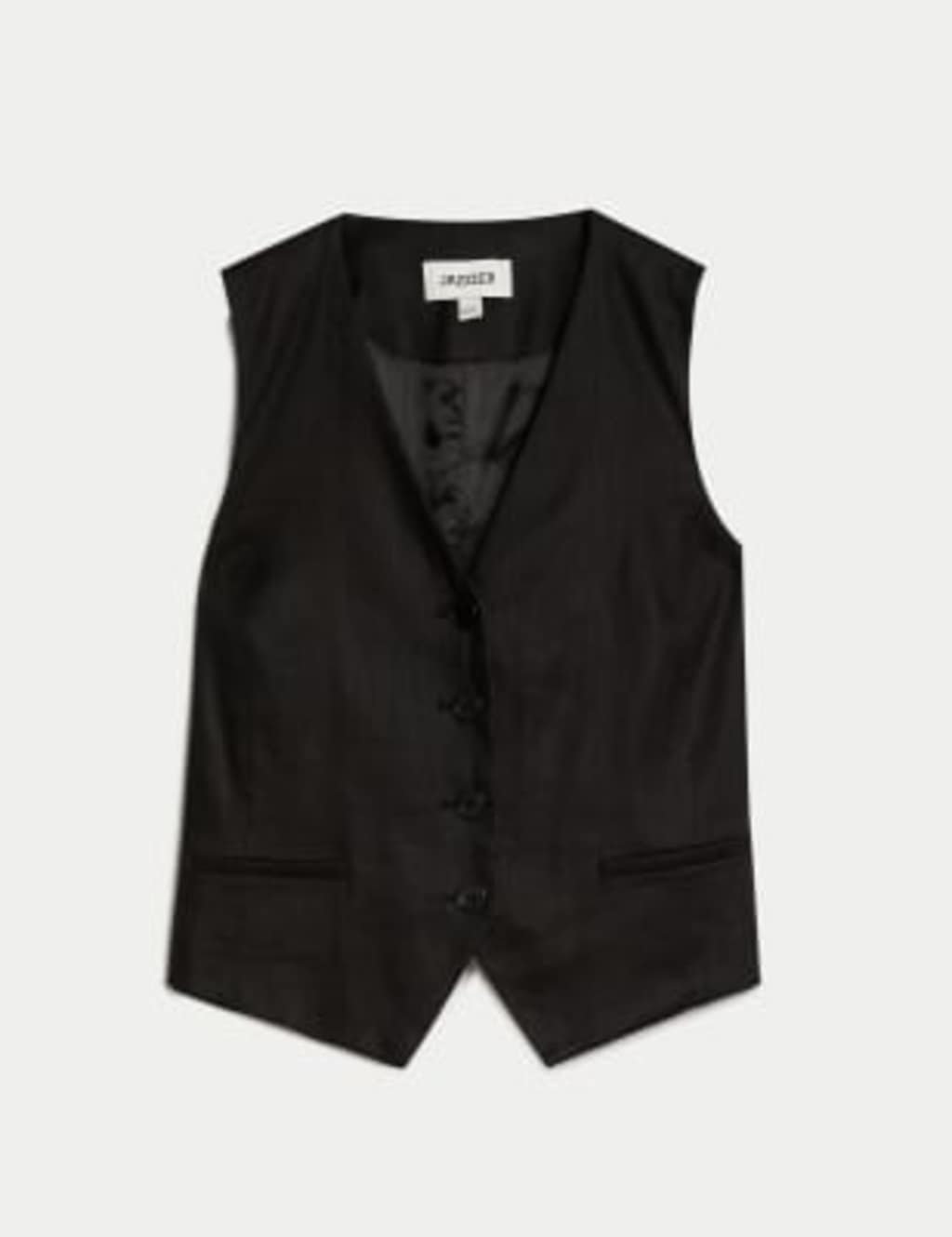 Linen Blend Waistcoat | JAEGER | M&S