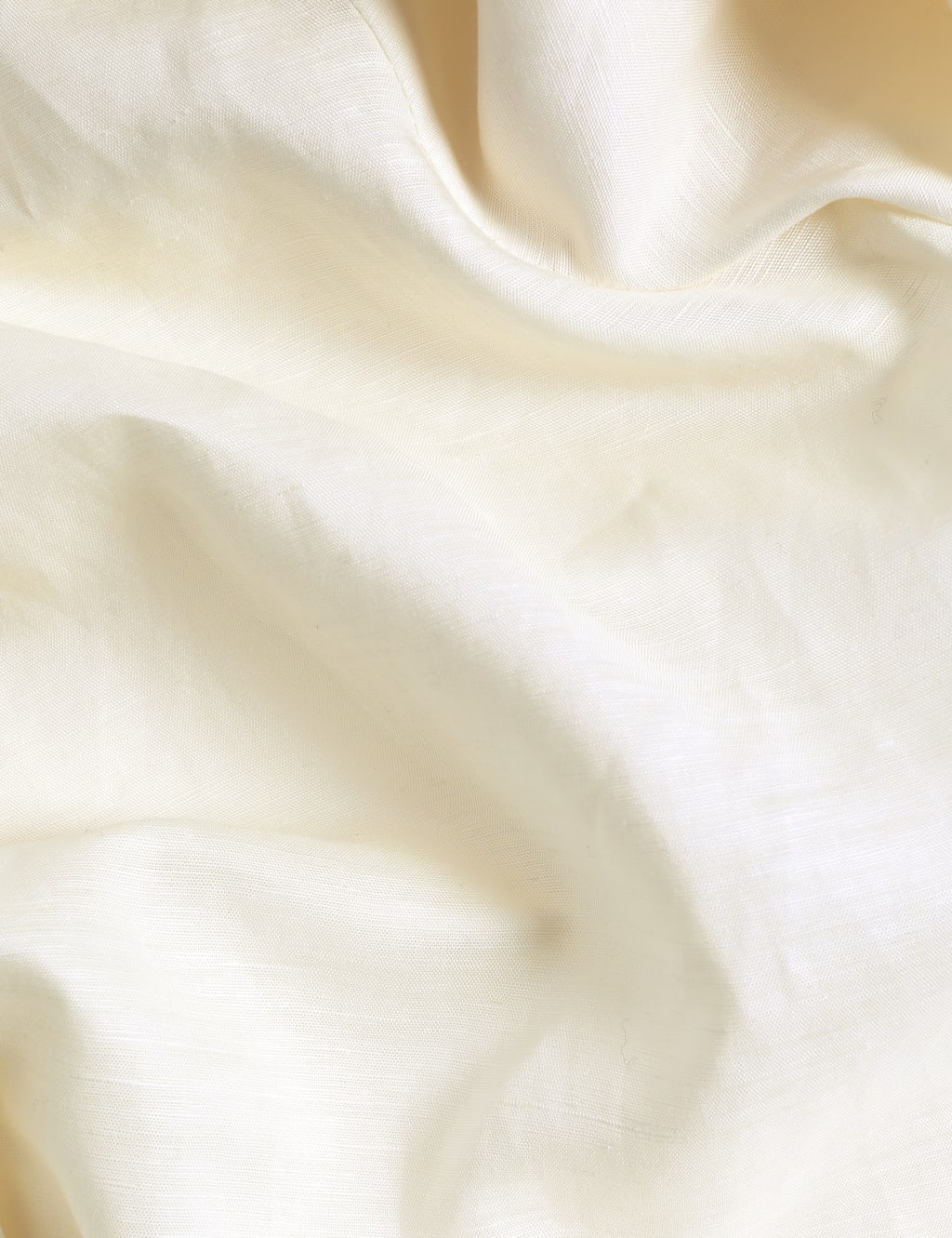 Linen Rich Crew Neck Button Through Blouse | JAEGER | M&S