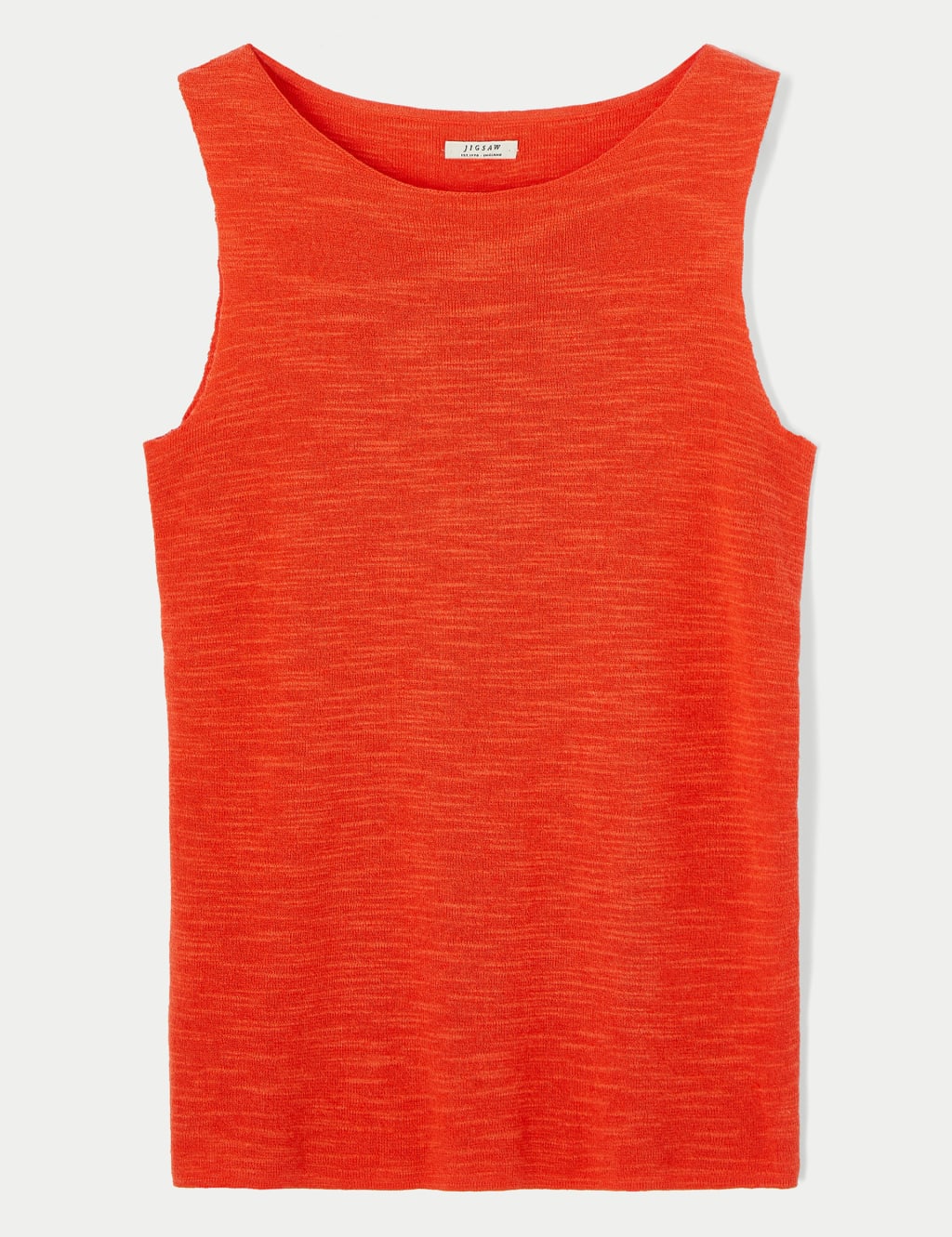 Linen Rich Slash Neck Sleeveless Vest Top | Jigsaw | M&S