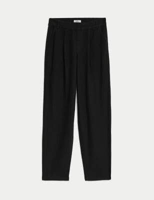 Linen Rich Tapered Trousers | M&S Collection | M&S