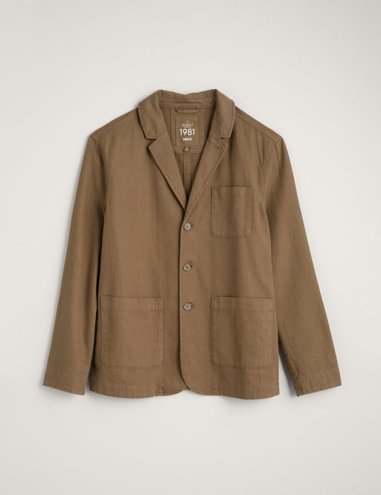 Linen Rich Utility Jacket | Seasalt Cornwall | M&S