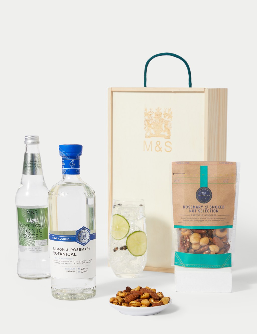 Low Alcohol Distilled Botanical Spirit & Tonic Gift Box | M&S