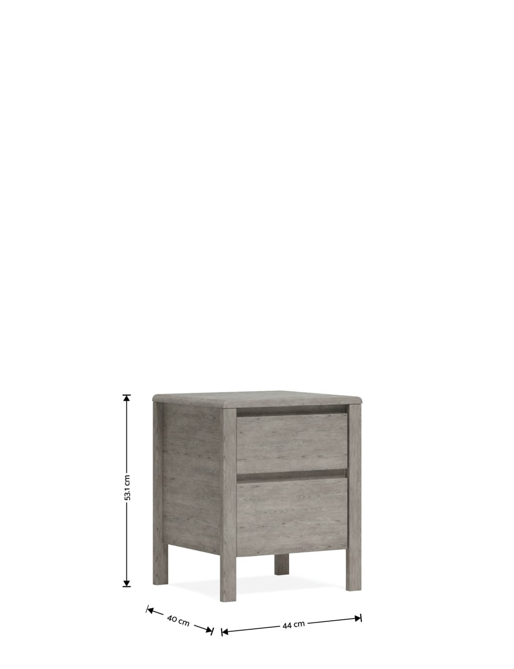 Loxton 2 Drawer Bedside Table | M&S