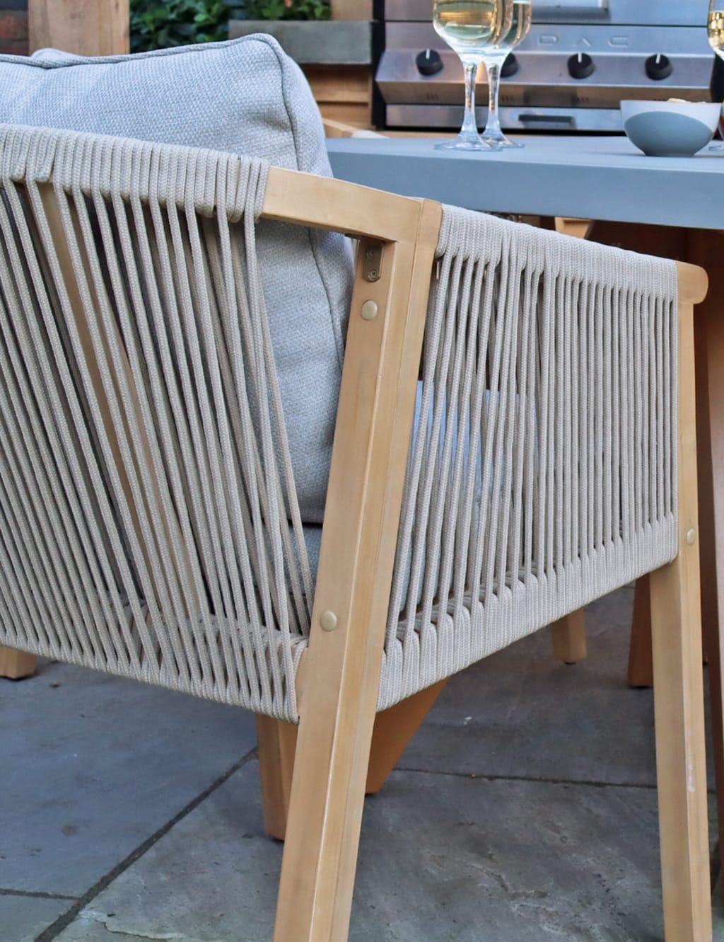 Luna 4 Seater Garden Table & Chairs | Royalcraft | M&S