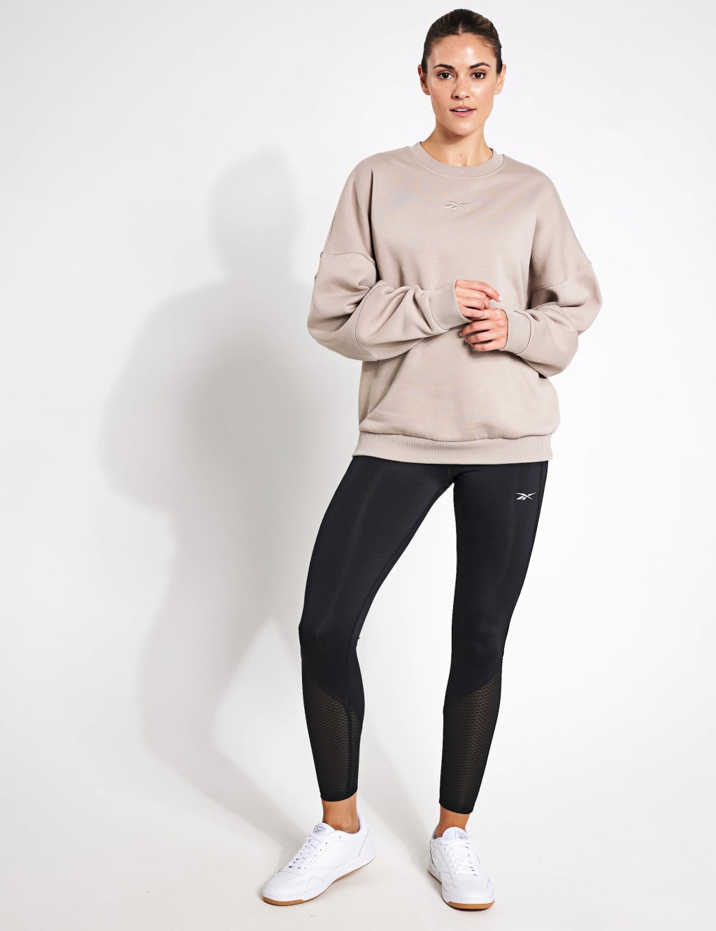 Lux Oversized Crew Neck Sweatshirt | Reebok | M&S