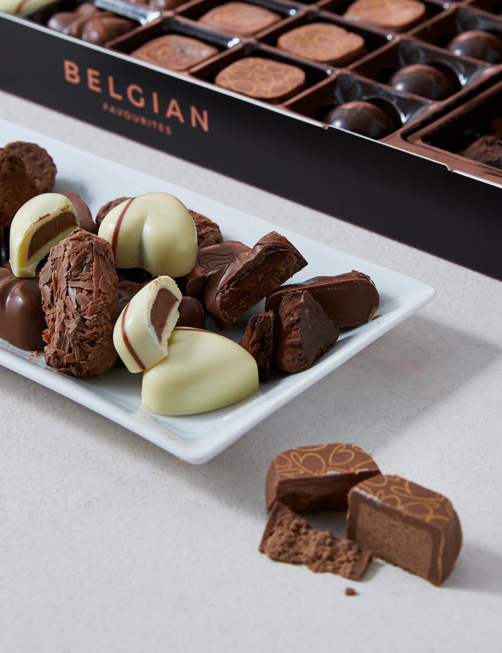 Luxury Belgian Chocolate Assortment Gift | M&S