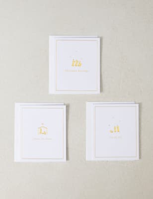 Luxury Nativity Charity Christmas Cards - 15 Card Pack | M&S