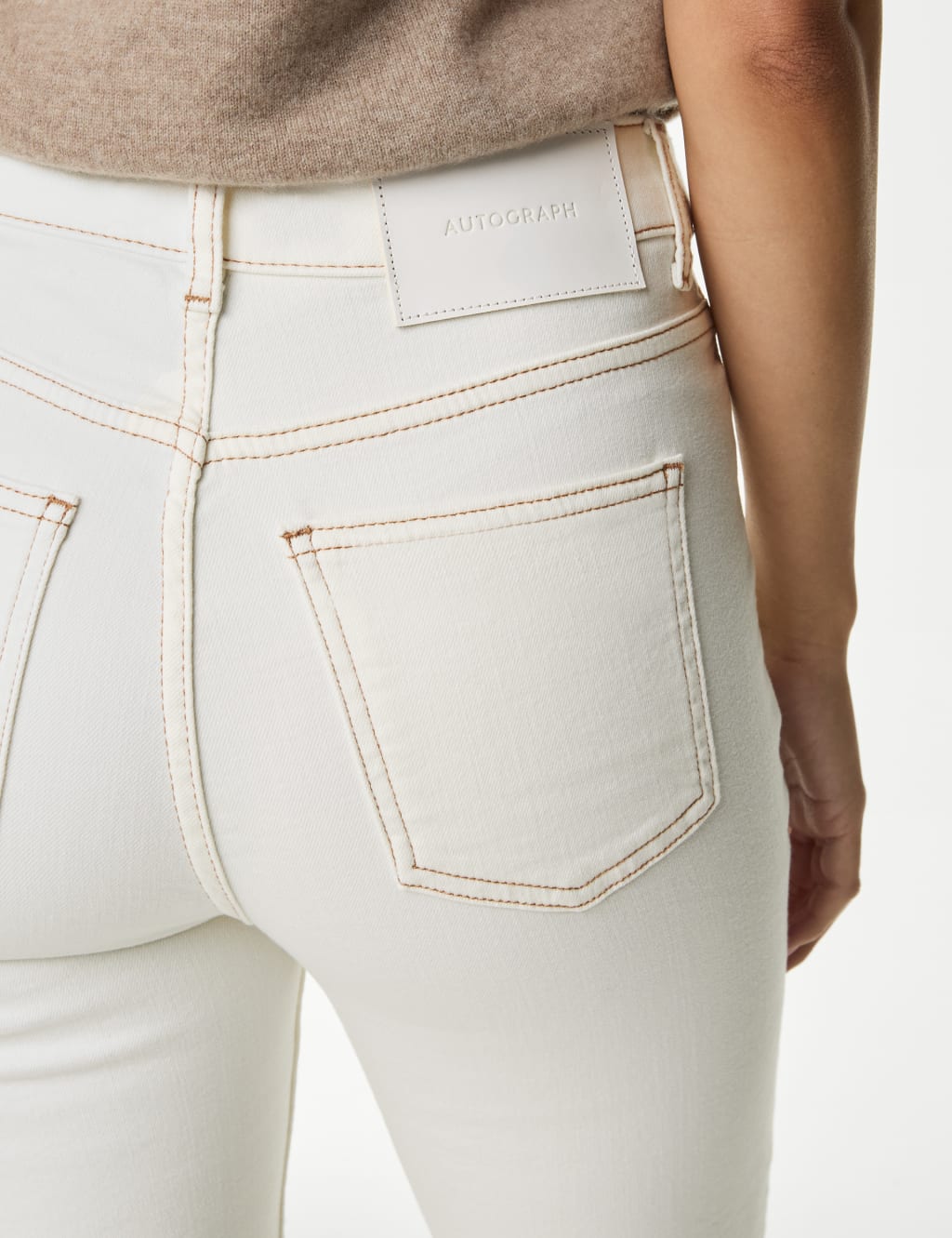 Lyocell™ Blend High Waisted Straight Leg Jeans | Autograph | M&S