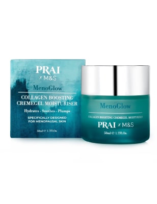 Menoglow Collagen Boosting Cremegel Moisturiser 50ml | PRAI | M&S