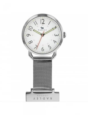 Radley Warren Stainless Steel Nurse's Fob Watch | Radley | M&S