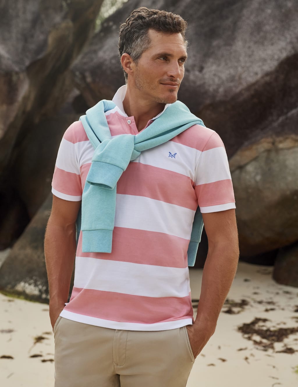 Men’s Striped Polo Shirts | M&S