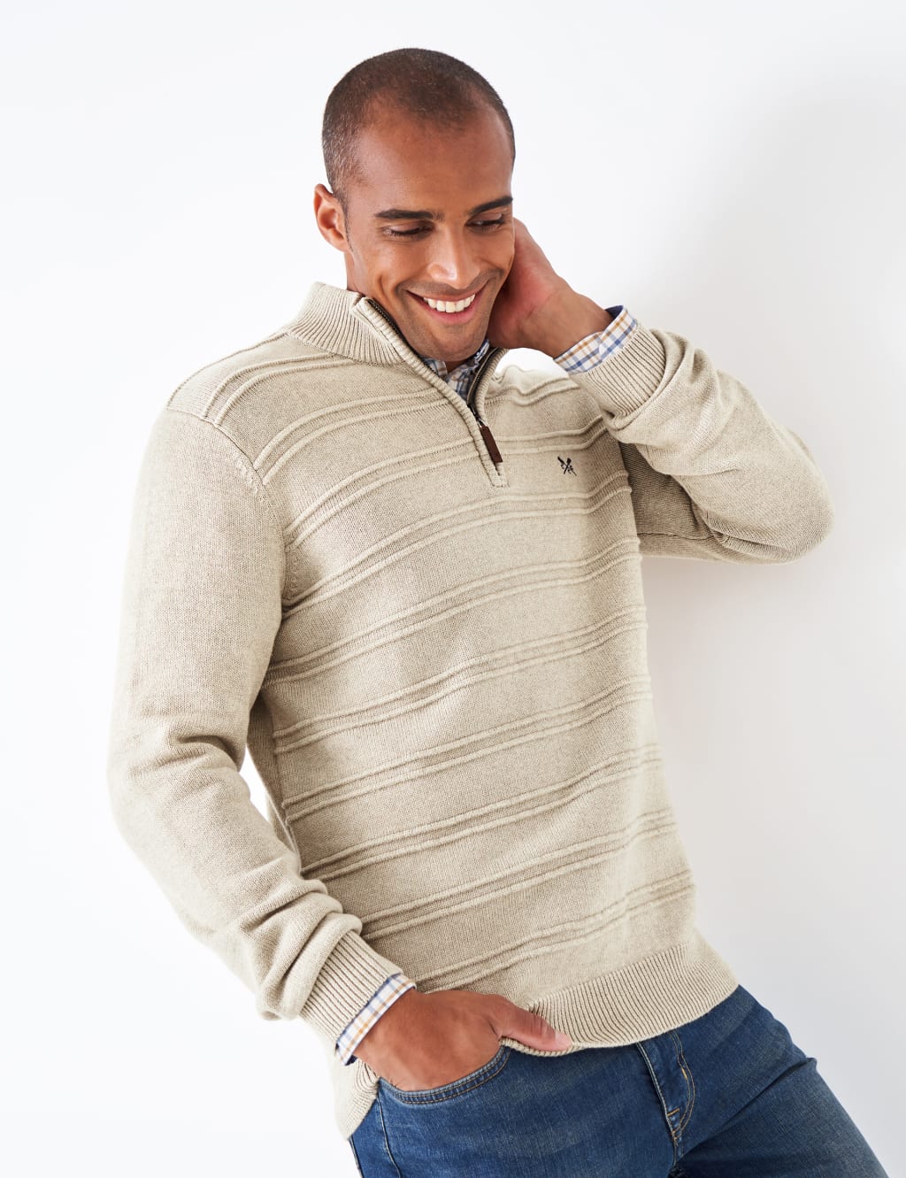 Men’s Beige Jumpers | M&S