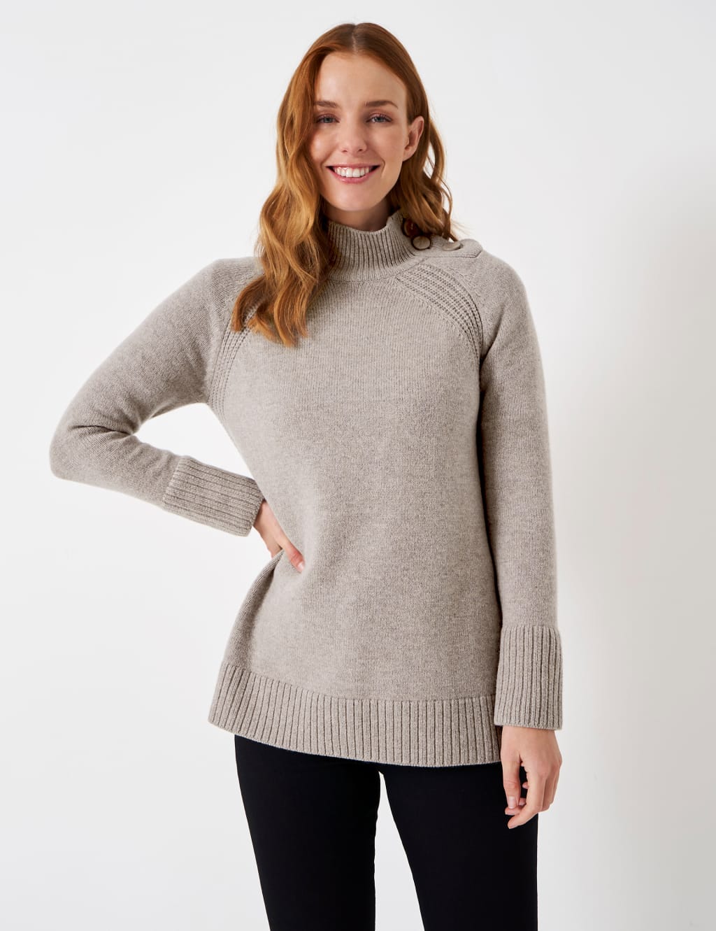 Women’s Polo-Neck Jumpers | M&S