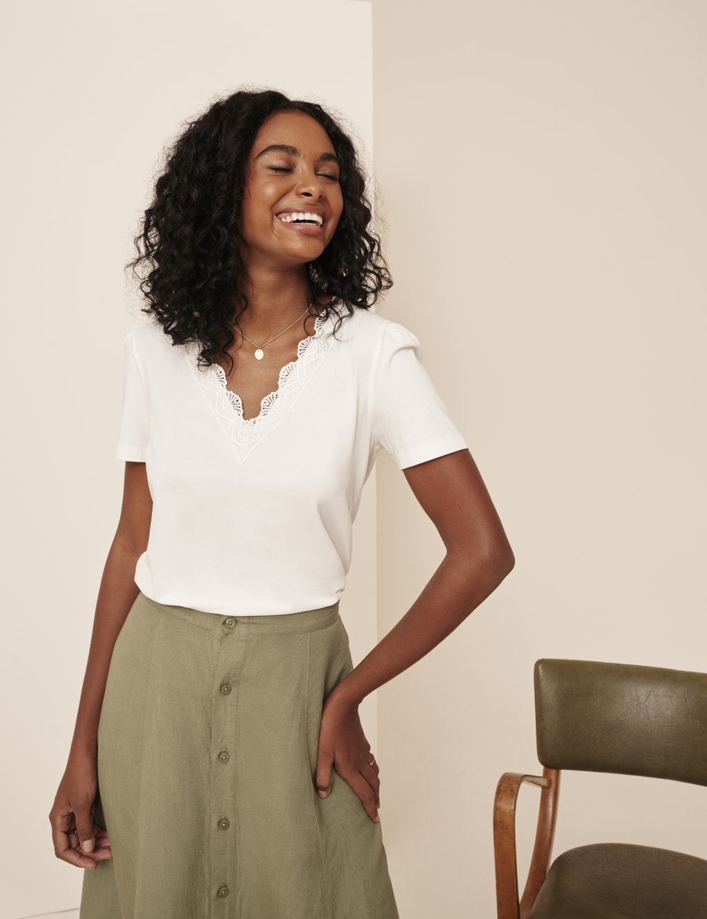 Women's V-Neck T-Shirts | M&S