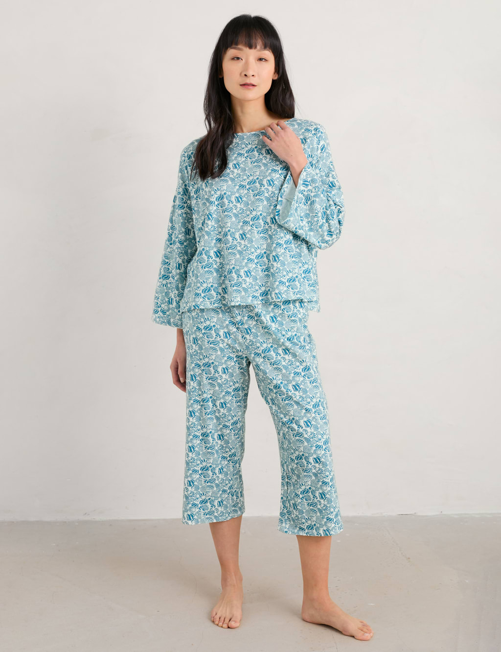 Womens Cropped Pyjamas Mands