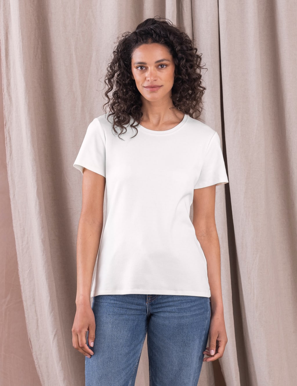 Women’s Cream T-Shirts | M&S