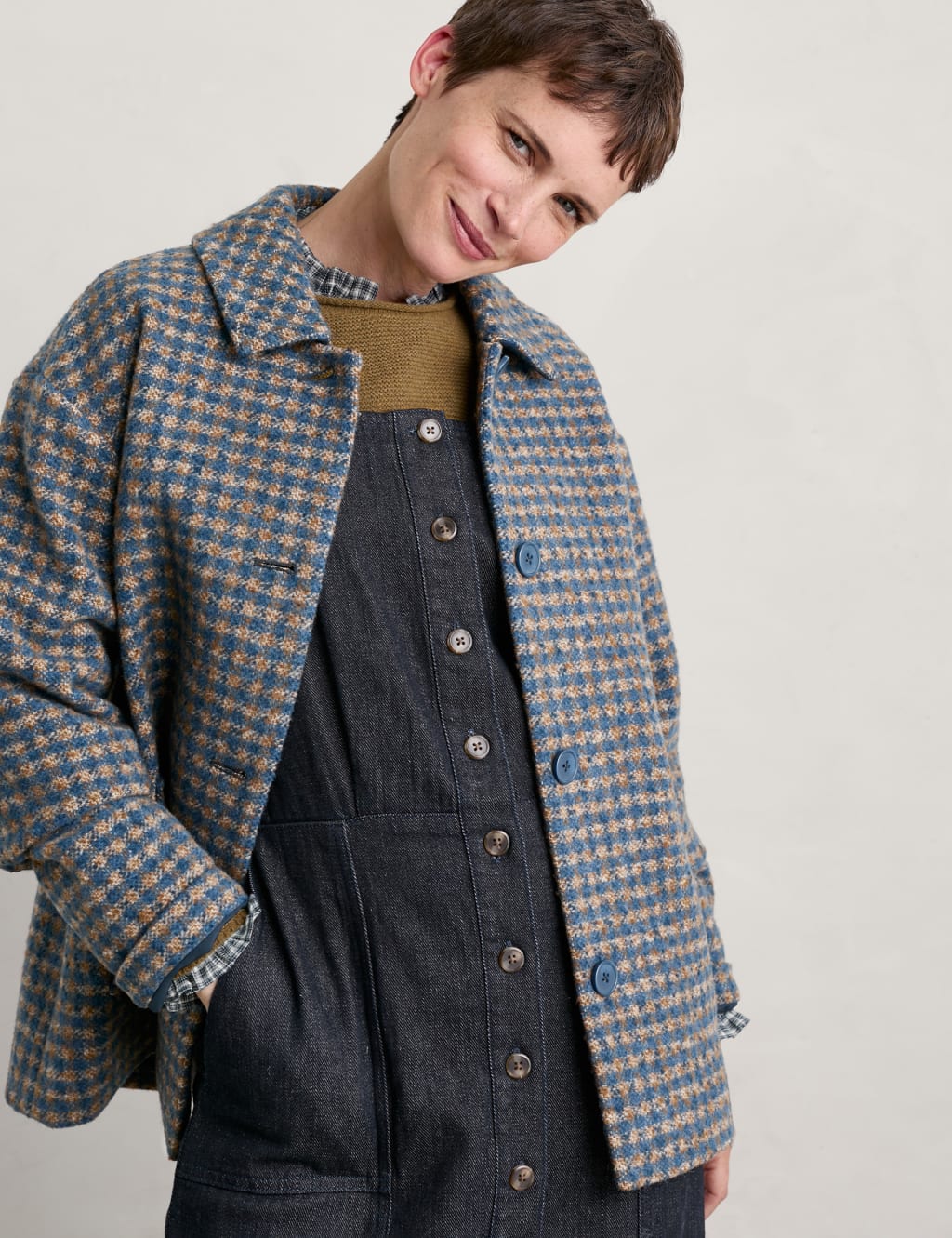 Women’s Checked Coats & Jackets | M&S