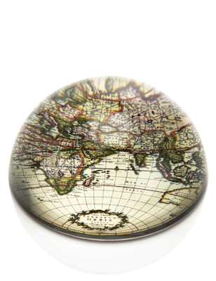Map Print Paperweight | M&S