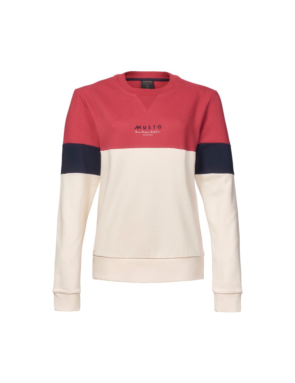 Marina Pure Cotton Colour Block Sweatshirt Musto Mands