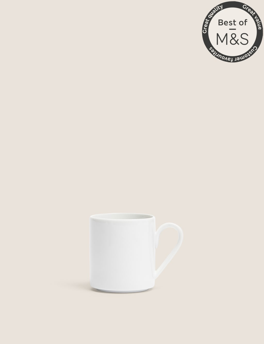 Maxim Straight Sided Espresso Mug | M&S Collection | M&S