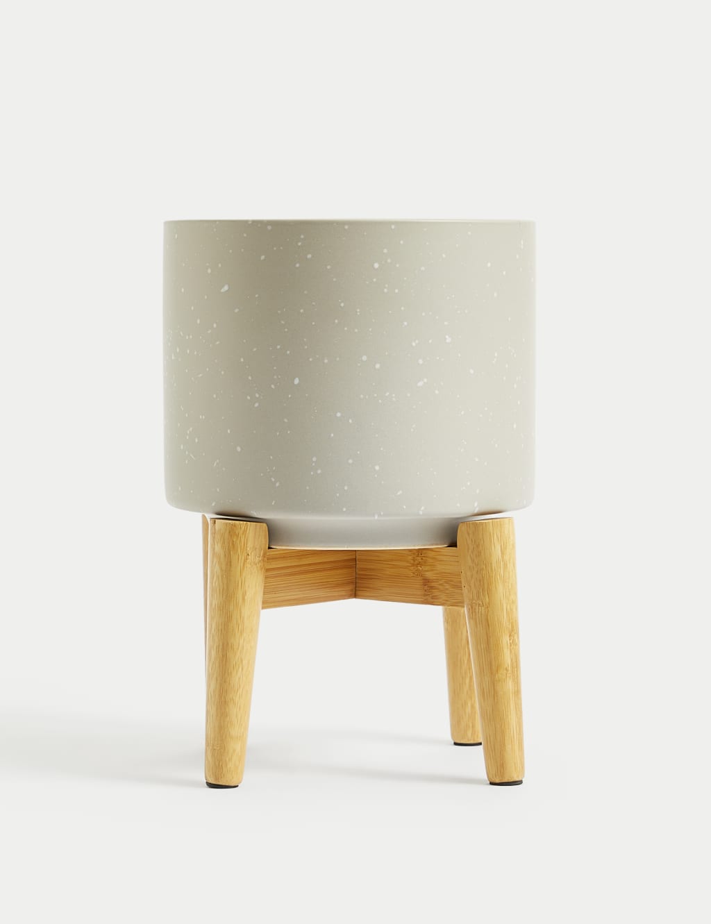 Medium Ceramic Planter with Stand | M&S Collection | M&S