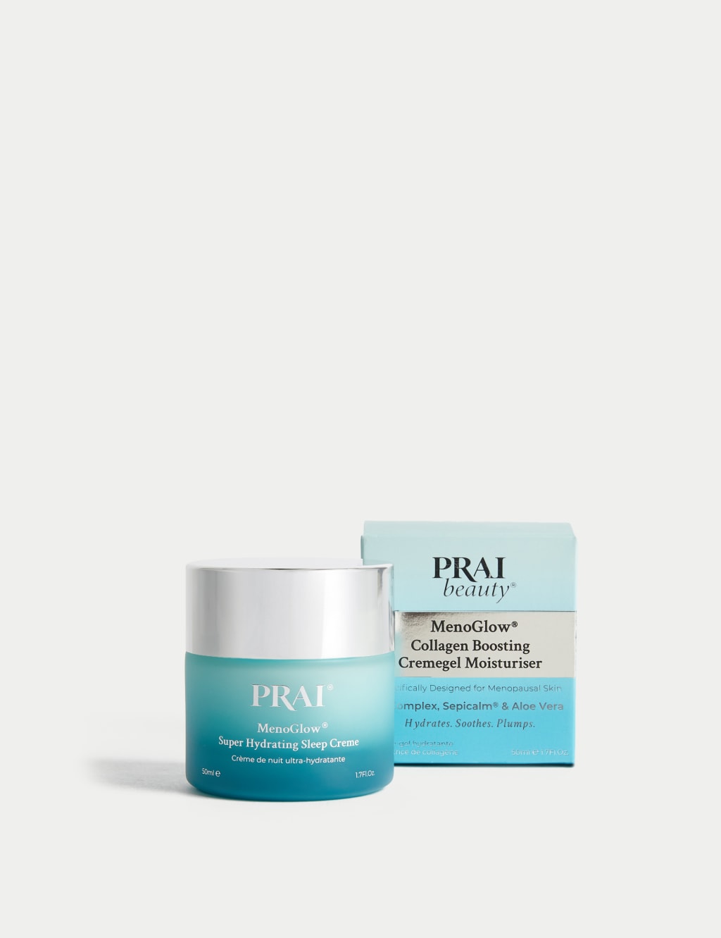 Menoglow Collagen Boosting Cremegel Moisturiser 50ml | PRAI | M&S