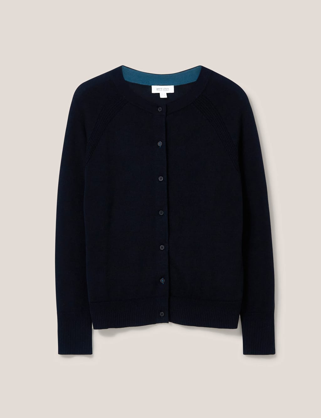 Merino Wool Blend Crew Neck Cardigan | White Stuff | M&S