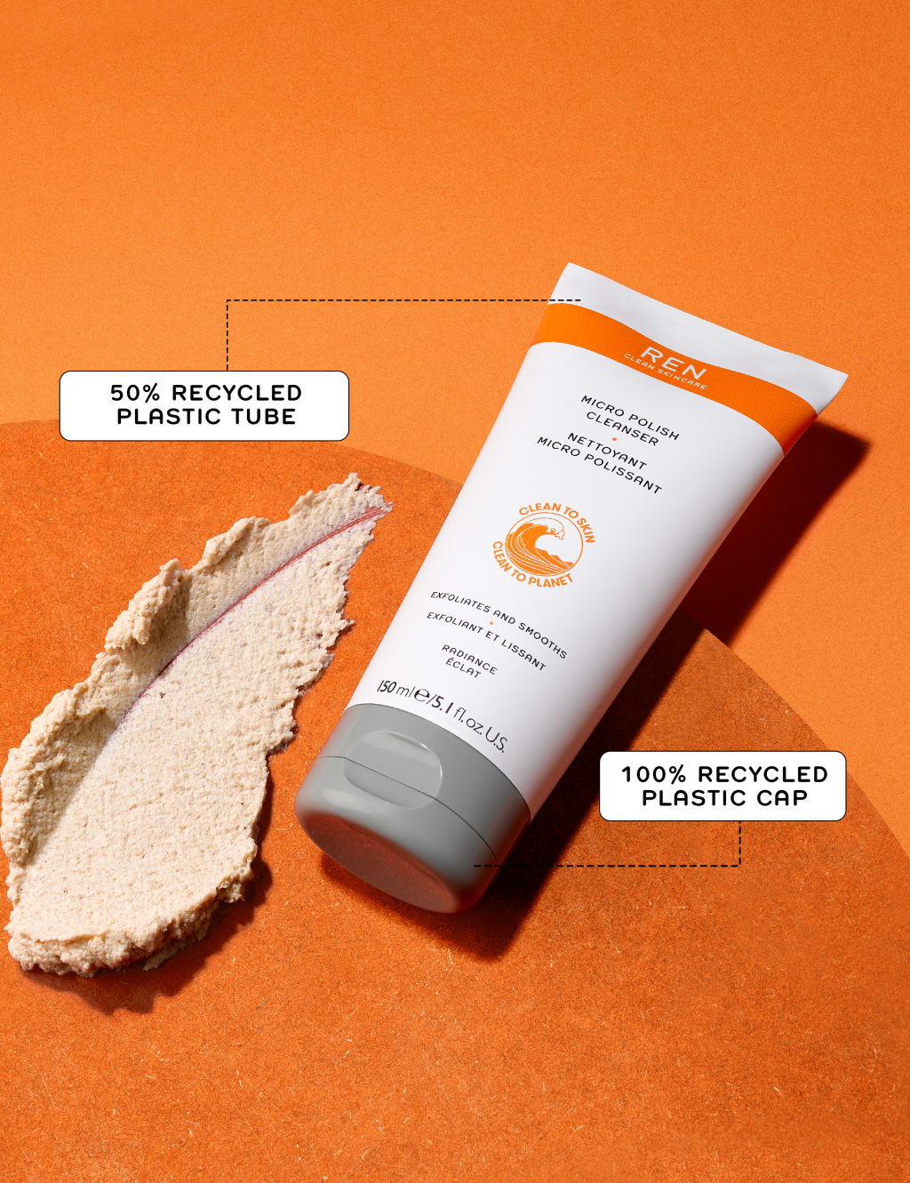 Micro Polish Cleanser 150ml | REN | M&S