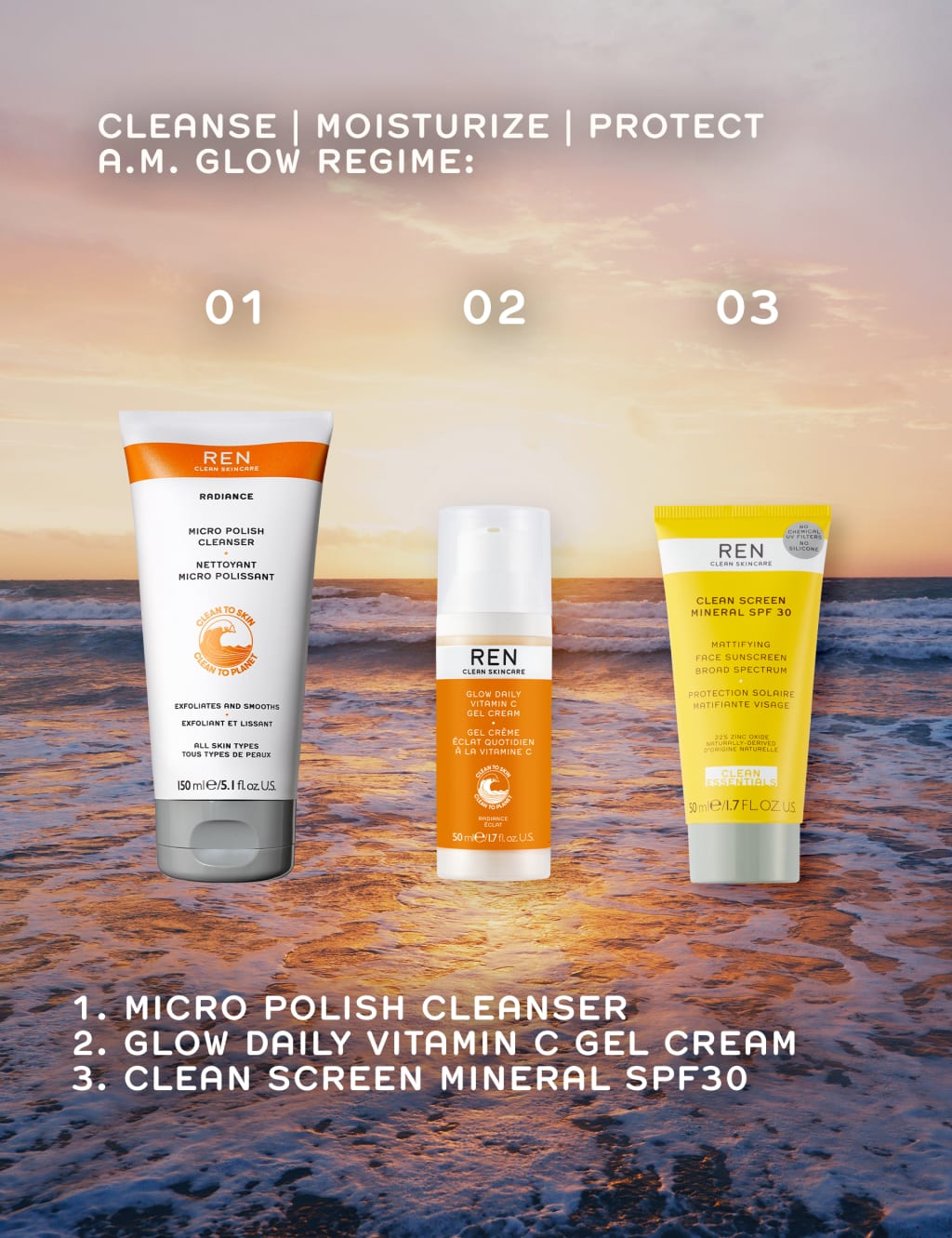 Micro Polish Cleanser 150ml | REN | M&S