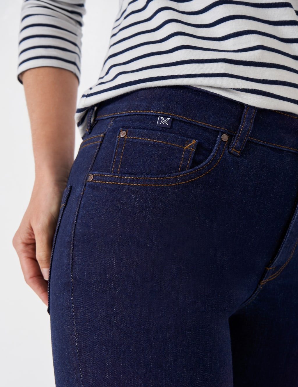 Mid Rise Bootcut Jeans | Crew Clothing | M&S