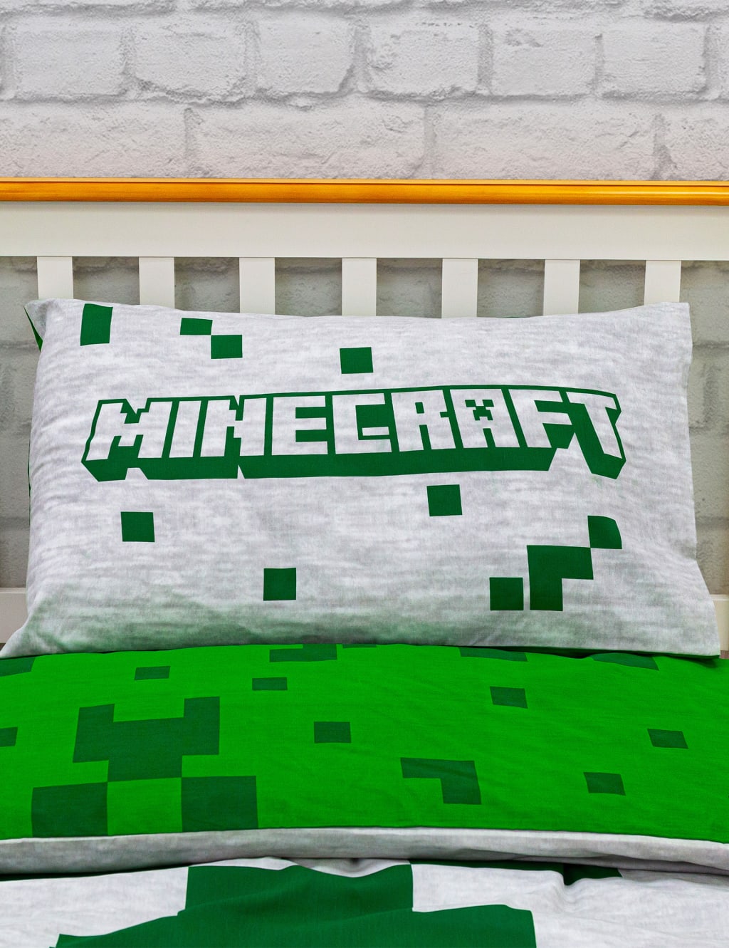 Minecraft™ Cotton Blend Single Bedding Set | M&S