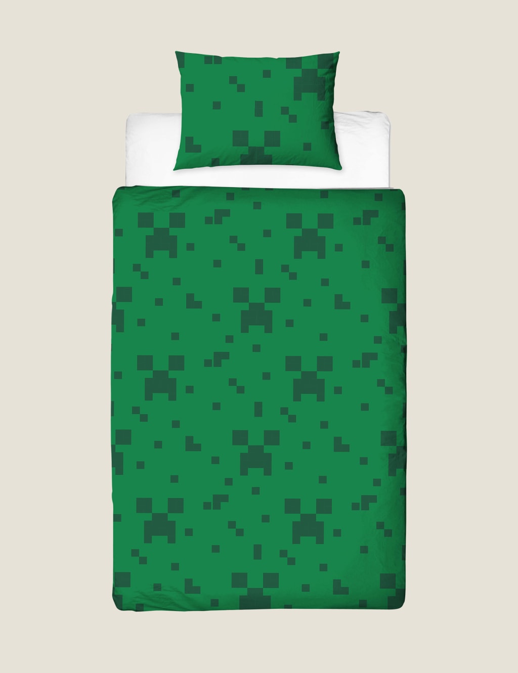 Minecraft™ Cotton Blend Single Bedding Set | M&S