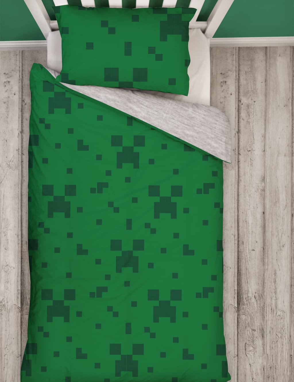 Minecraft™ Cotton Blend Single Bedding Set | M&S