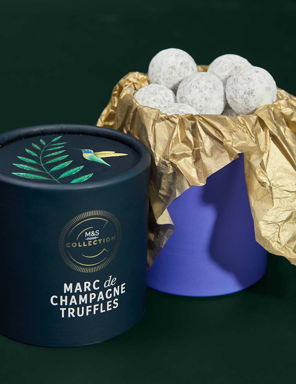 Miniature Yellow Phalaenopsis Orchid Ceramic & Swiss Truffles Bundle | M&S