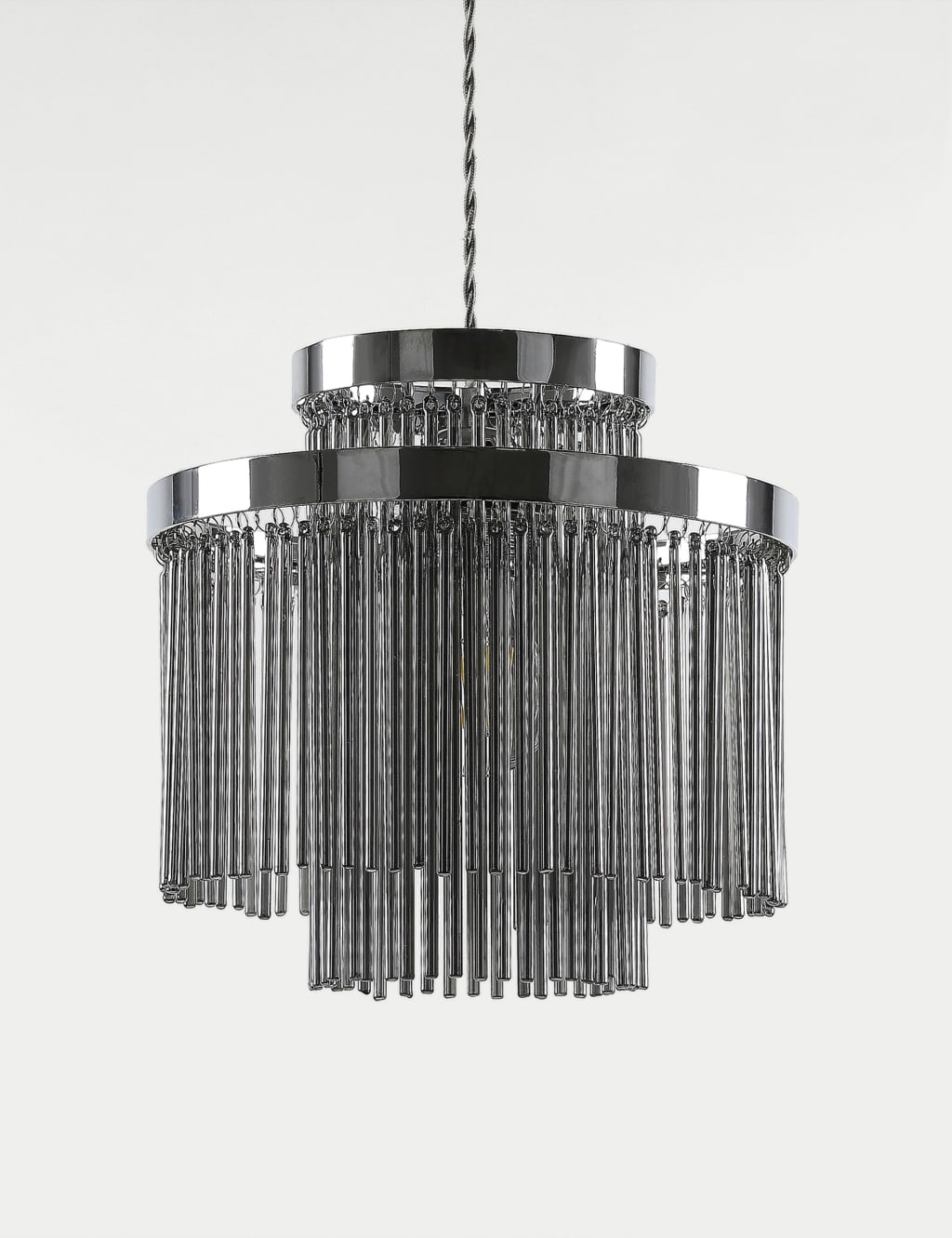 Monroe Glass Easy Fit Ceiling Lamp Shade | M&S Collection | M&S