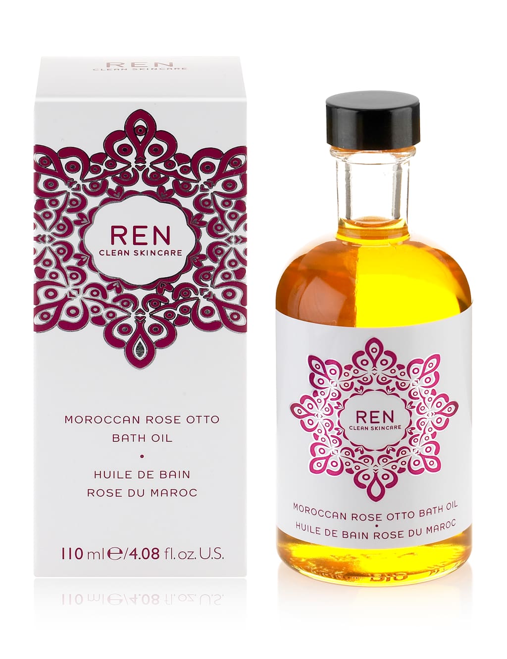 Moroccan Rose Otto Bath Oil 110ml | REN | M&S