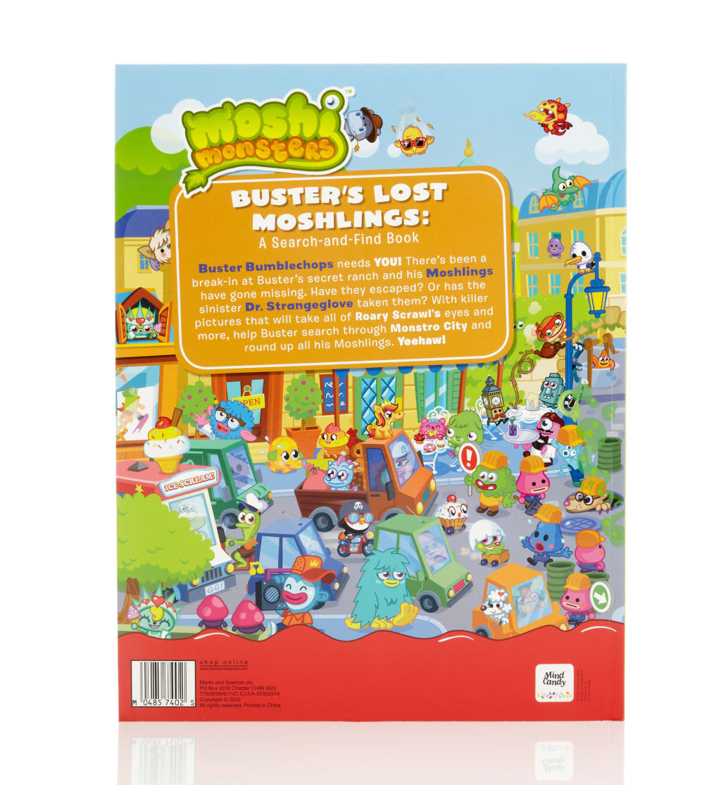 Moshi Monsters Buster's Lost Moshlings A Search & Find Book | M&S