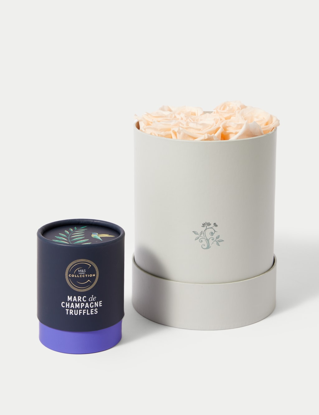 Mother's Day Hat Box With Preserved Rose & Truffles | M&S