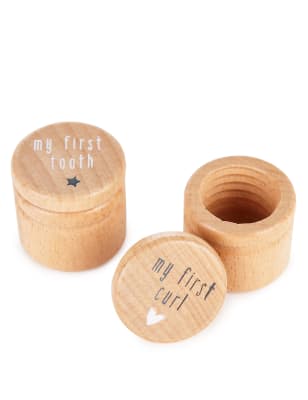 My First Wooden Keepsake Box Set | M&S