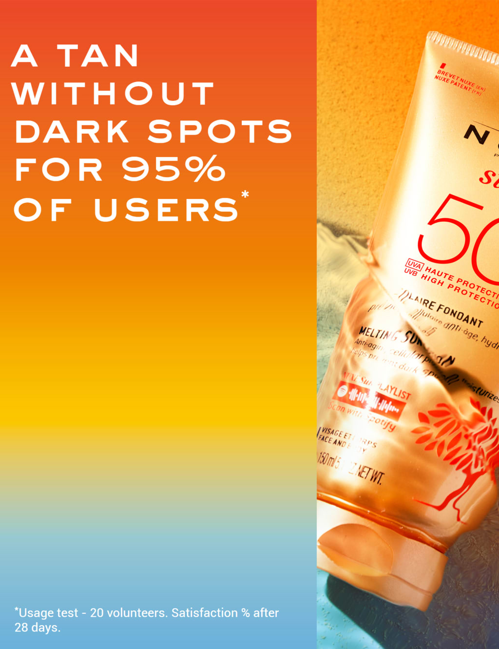 NUXE Sun Lotion SPF50 High Protection Face & Body 150ml | NUXE | M&S
