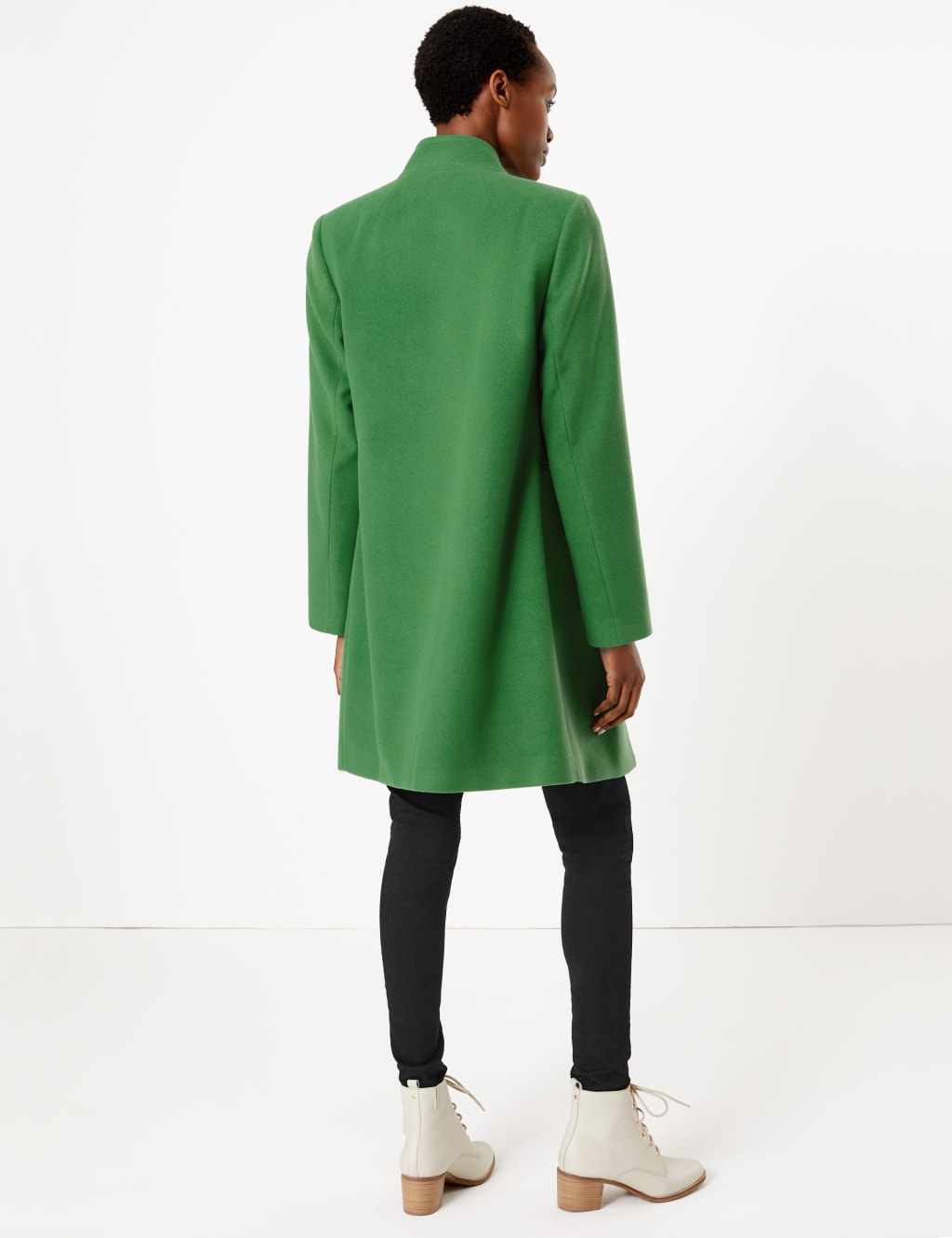 Notch Neck City Coat | M&S Collection | M&S