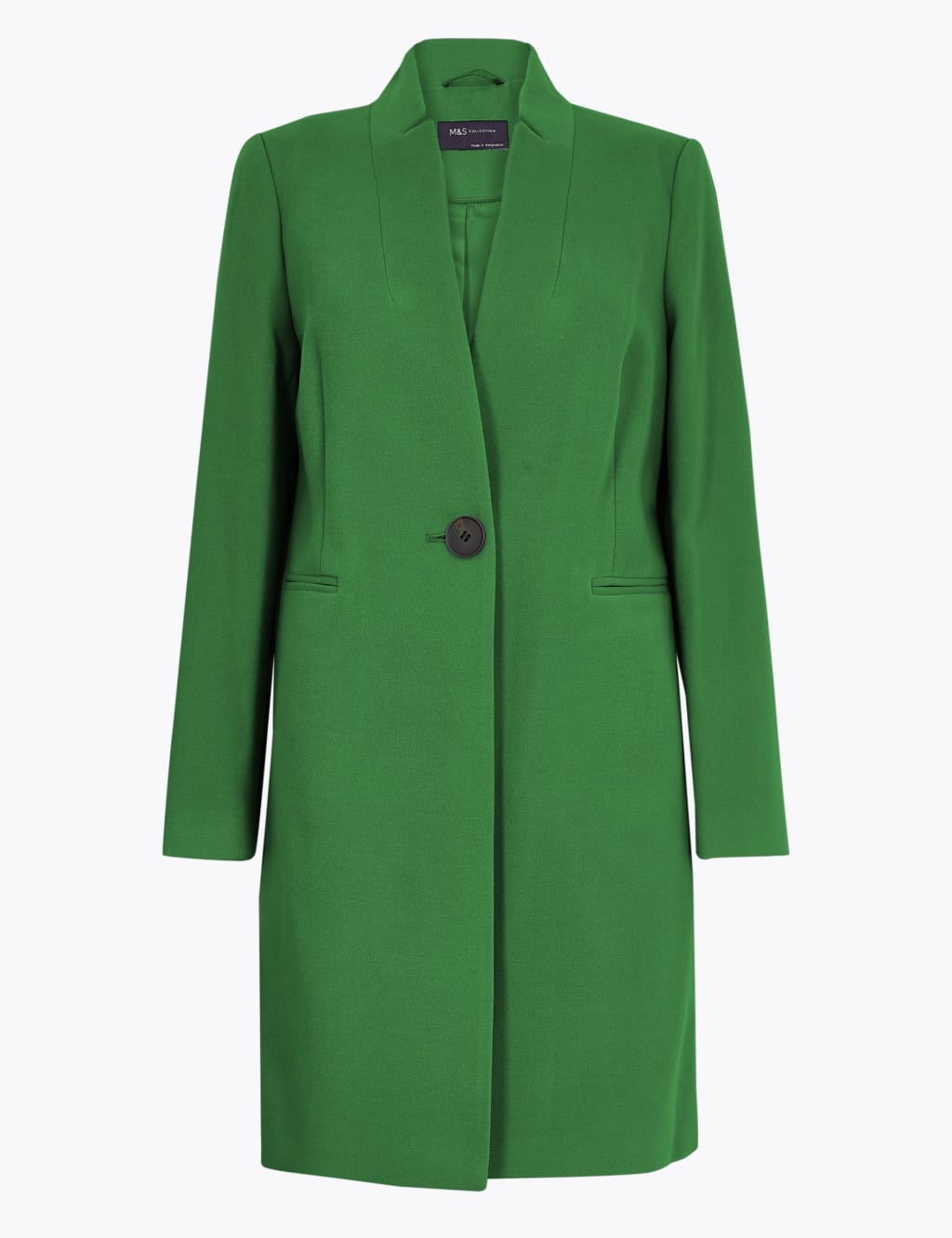 Notch Neck City Coat | M&S Collection | M&S