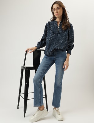 Printed Regular Fit Blouse